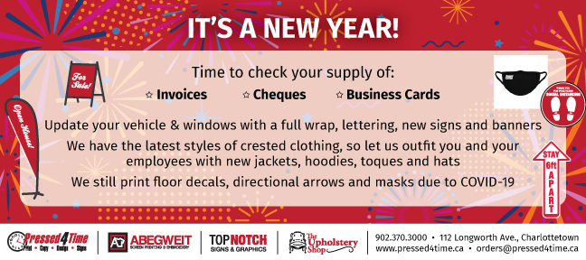 Pressed 4 Time Print Copy & Design, Charlottetown PE