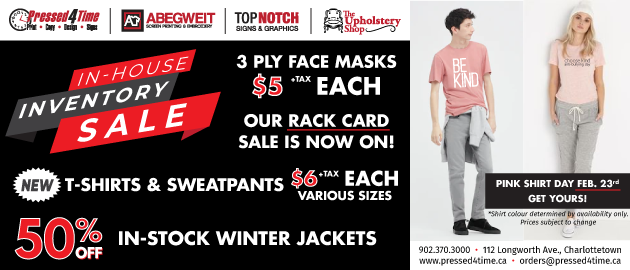 Pressed 4 Time Print Copy & Design, Charlottetown PE